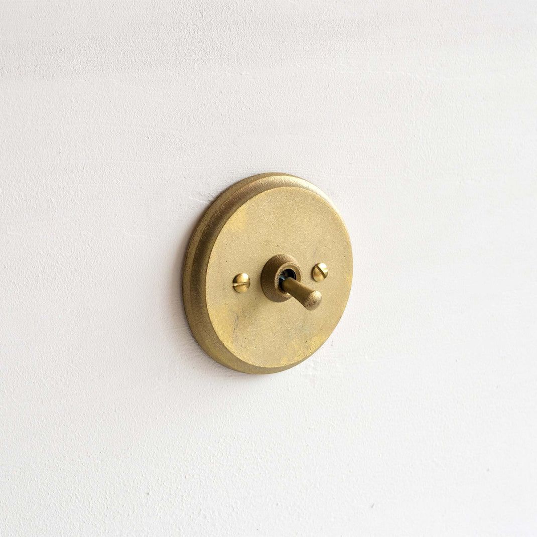 Matureware by Futagami | Ihada Brass Light Switch Plates – Housework