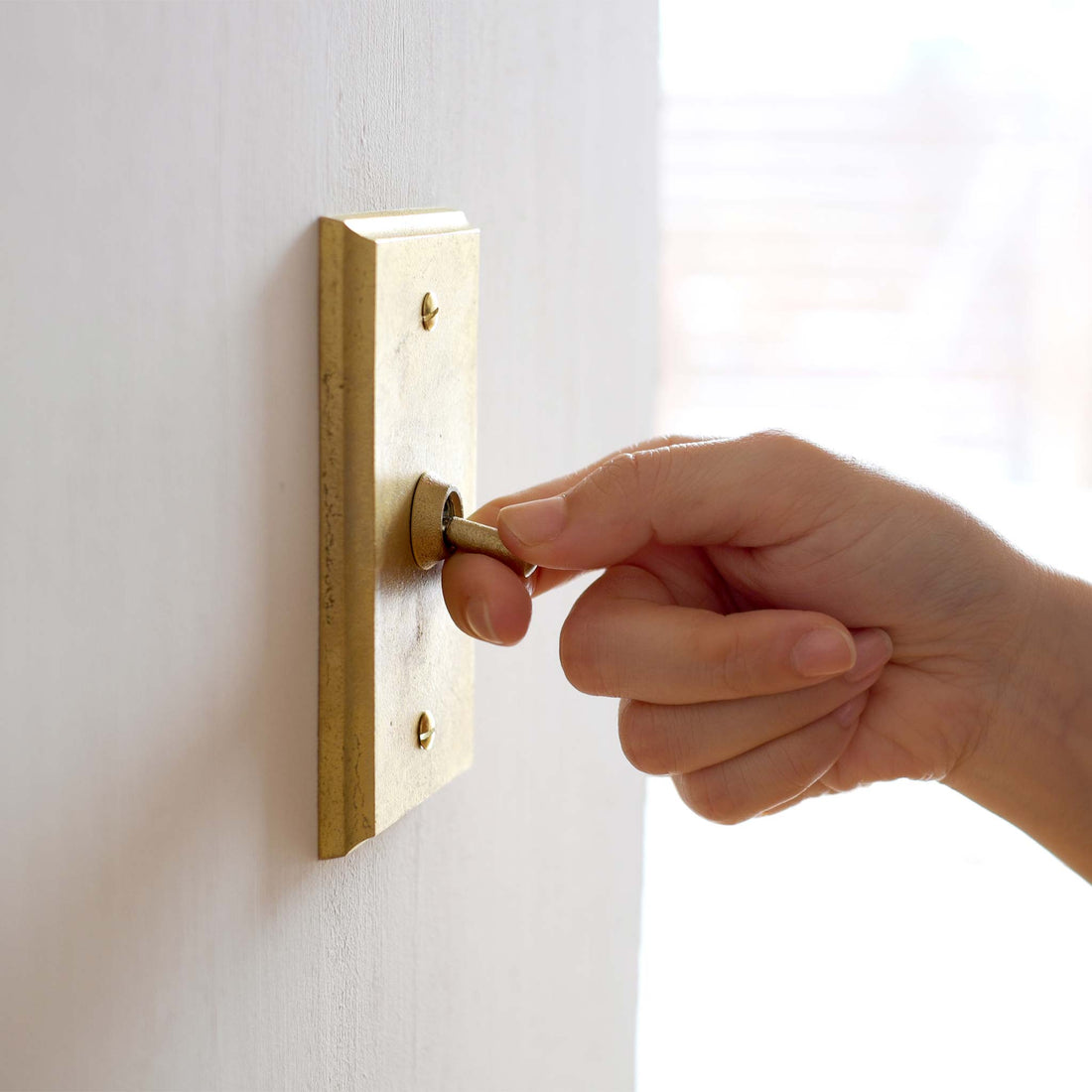 Matureware by Futagami | Ihada Brass Light Switch Plates – Housework