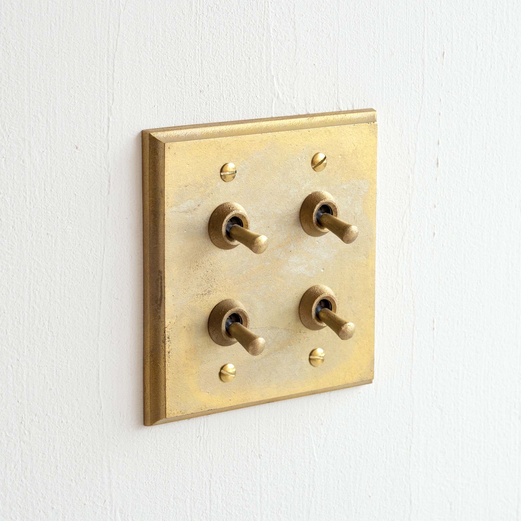 Matureware by Futagami | Ihada Brass Light Switch Plates – Housework