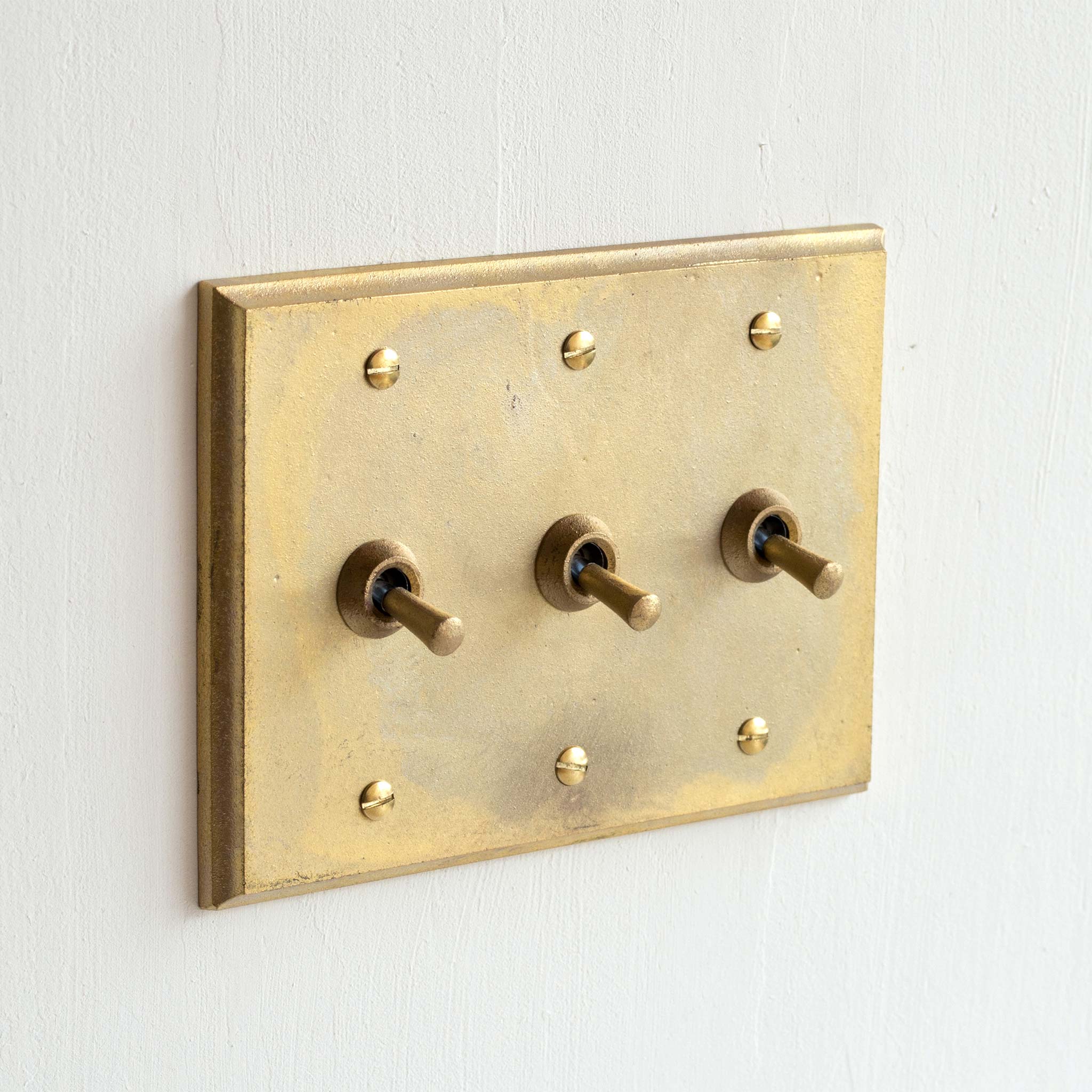 Matureware by Futagami | Ihada Brass Light Switch Plates – Housework