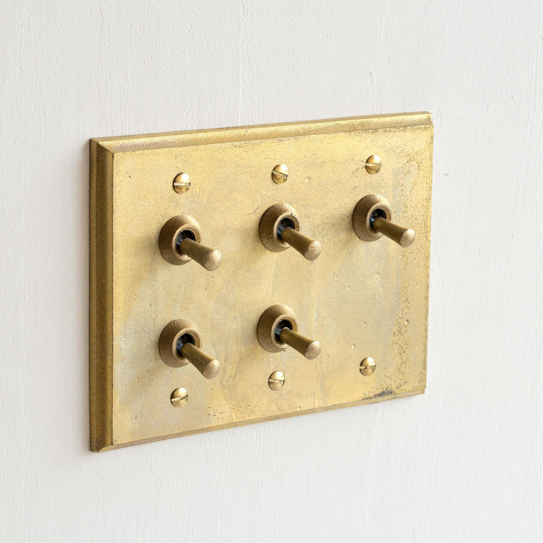 Matureware by Futagami | Ihada Brass Light Switch Plates – Housework