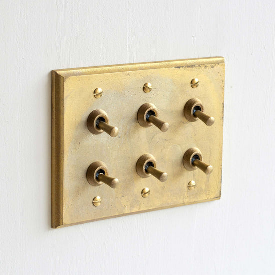 Matureware by Futagami | Ihada Brass Light Switch Plates – Housework